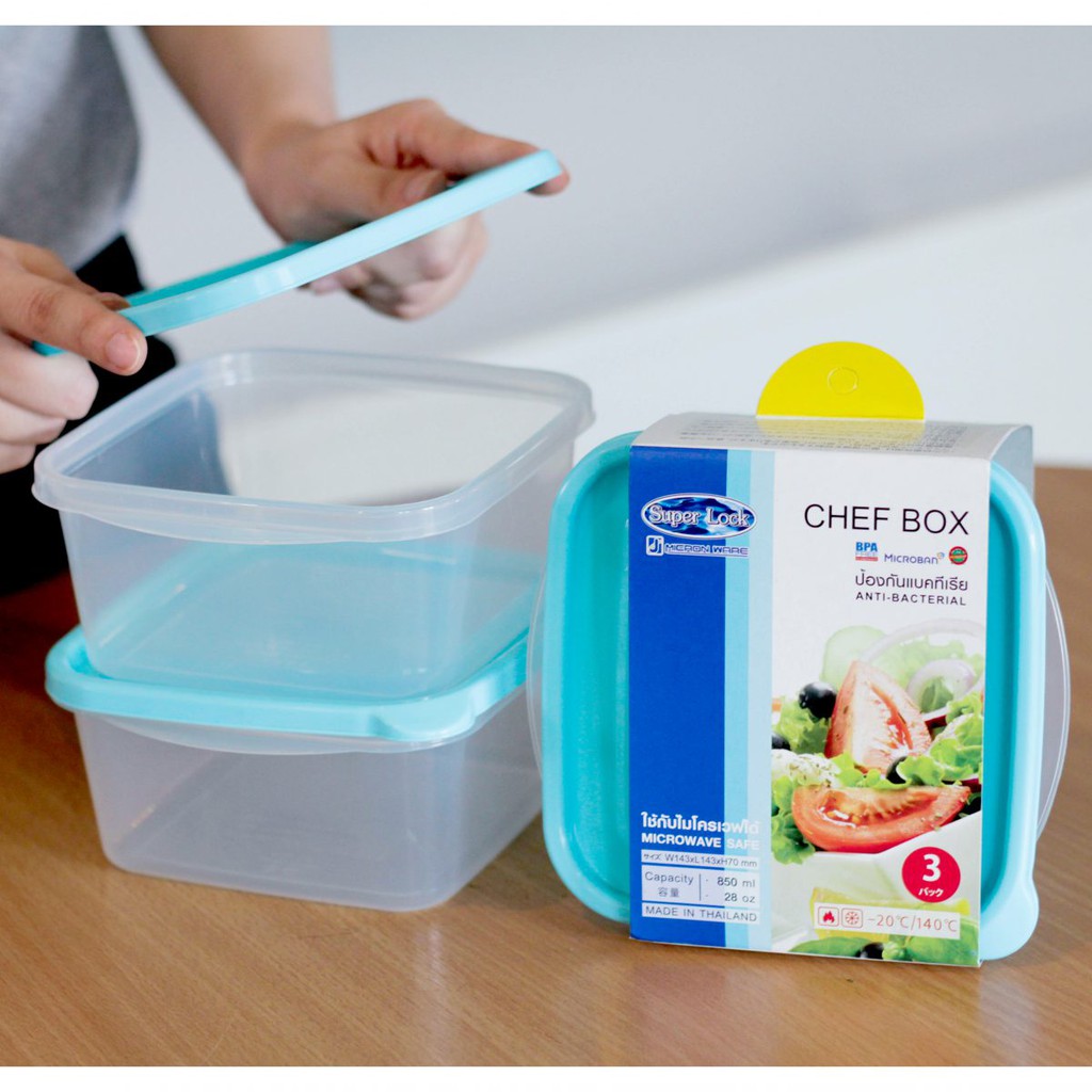 SUPERLOCK กล่องอาหารกลม CHEF BOX 3 ชิ้น รุ่น 6052 - thefuture ...