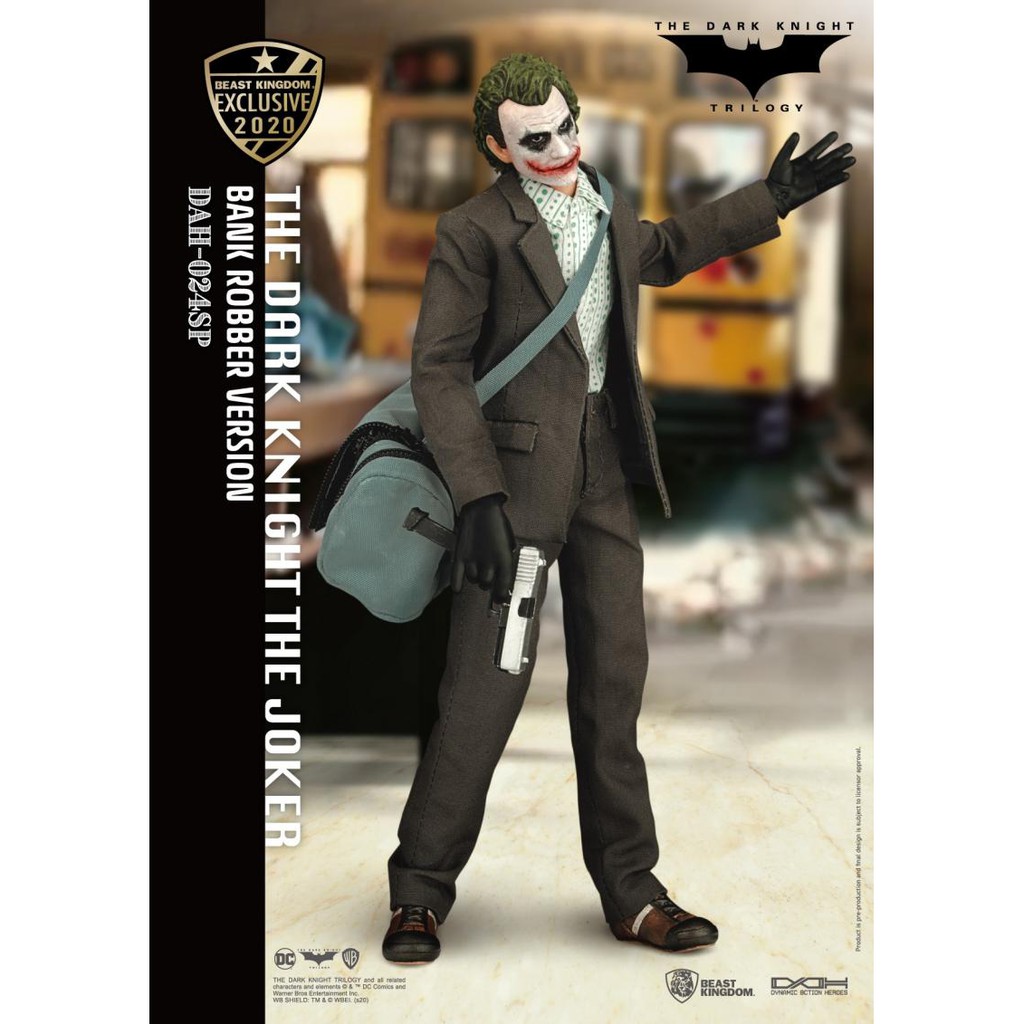 The Joker The Dark Knight (Bank Robber Version) (Dynamic Action Heroes ...