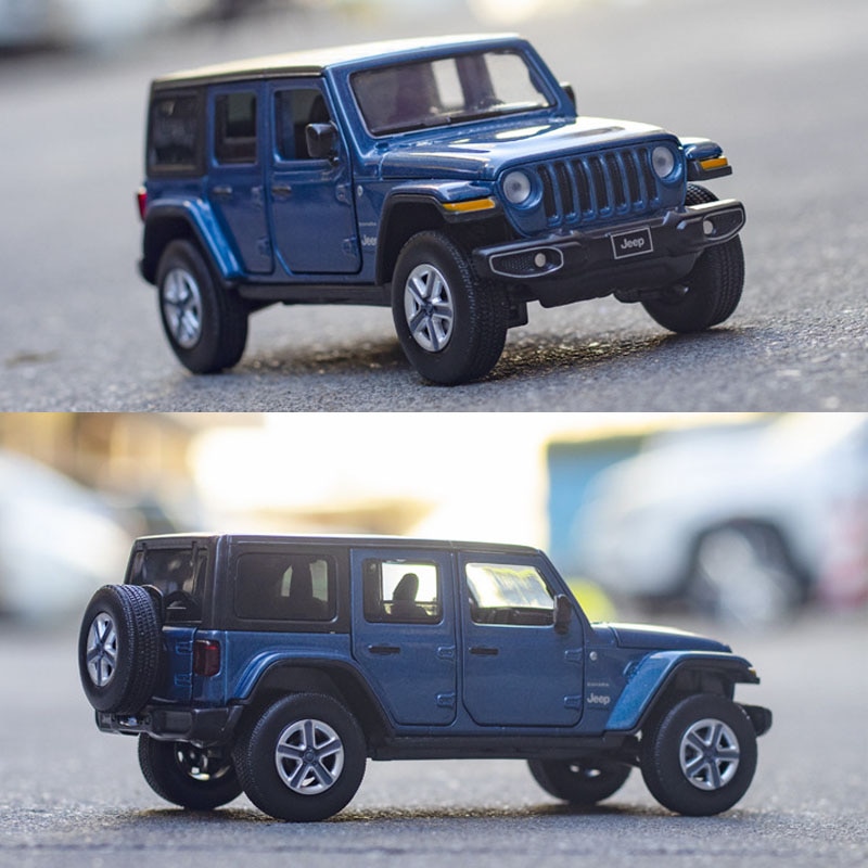 132 Wrangler SUV Car die cast alloy car model Diecasts Toy Sound ...