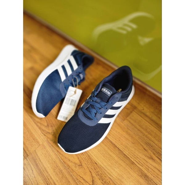 Adidas Lite Racer 2.0 สีกรมวิ่ง ลำลอง น้ำหนักเบา - meijikojung - ThaiPick