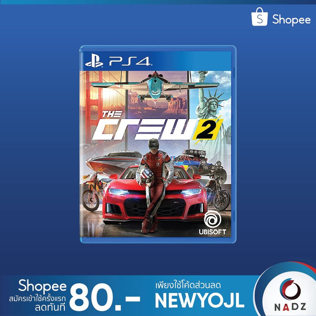 PlayStation 4 : The Crew 2 | English | R3 - nadz.officialshop - ThaiPick