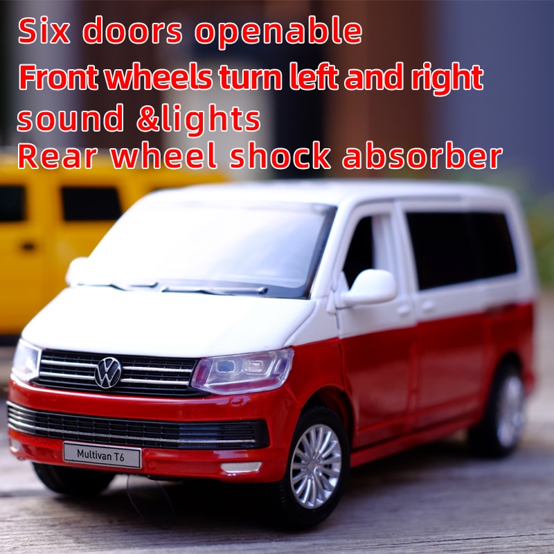 132 Multivan T6 Business Metal Alloy Diecast Car Model Miniature Model ...