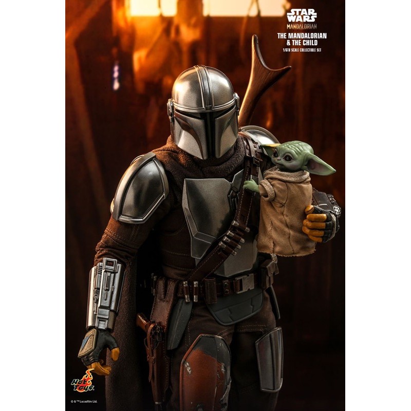 THE MANDALORIAN AND THE CHILD (DELUXE VERSION) Hot Toys TMS015 | Shopee ...
