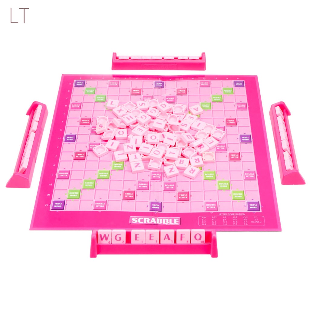 Scrabble Board Game Family Kids Adults Educational Toy Puzzle Game Toys for Kids | Shopee Thailand