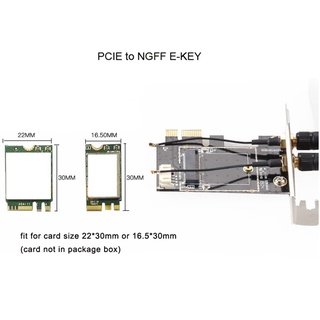 Desktop Wireless Wifi Bluetooth Network Card Pcie Adapter for M.2 ...