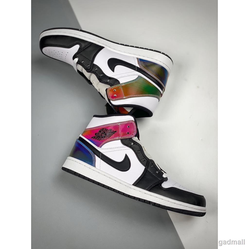 God Version Nike Air Jordan 1 AJ1 Mid Heat Reactive Casual High Top Sneakers - pasfxgadm5 - ThaiPick