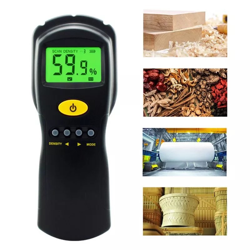 AS981 Non-contact Wood Moisture Meter Digital Hygrometer Humidity ...