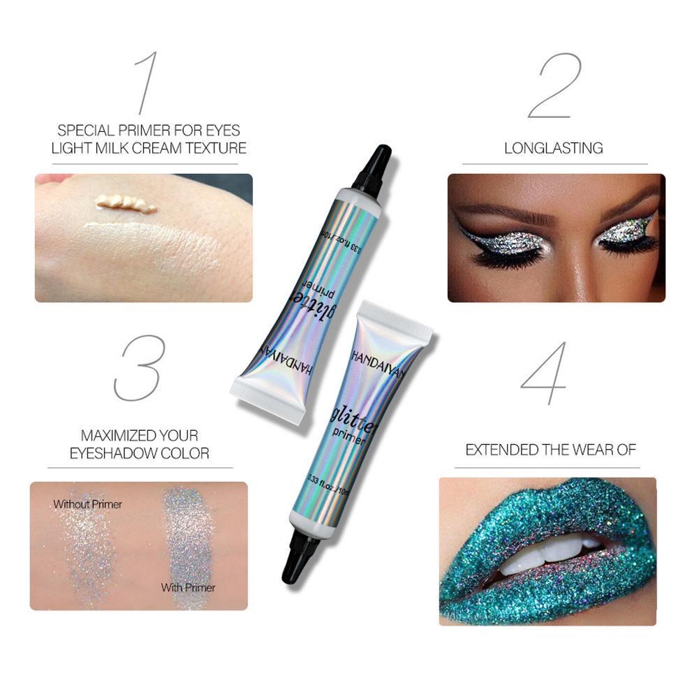 Glitter Eye shadow Primer Makeup Eye Base Cream Liquid C8W5 Eye Primer ...