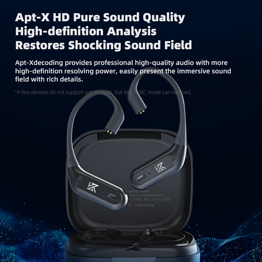 Kz az09 Pro ตะขอเกี่ยวหูบลูทูธไร้สาย 0.75 0.78 มม. สําหรับเล่นเกม ...