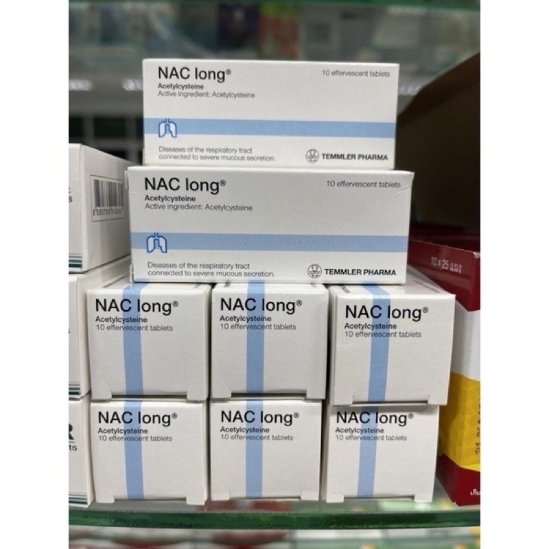 nac long เม็ดฟู่ ละลายเสมหะ แบบชงน้ำ แนคลอง สินค้าพร้อมส่ง - relwadee ...