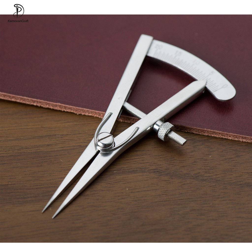 Leather Edge Mini Wing Divider Leather Compasses Adjustable Edge ...