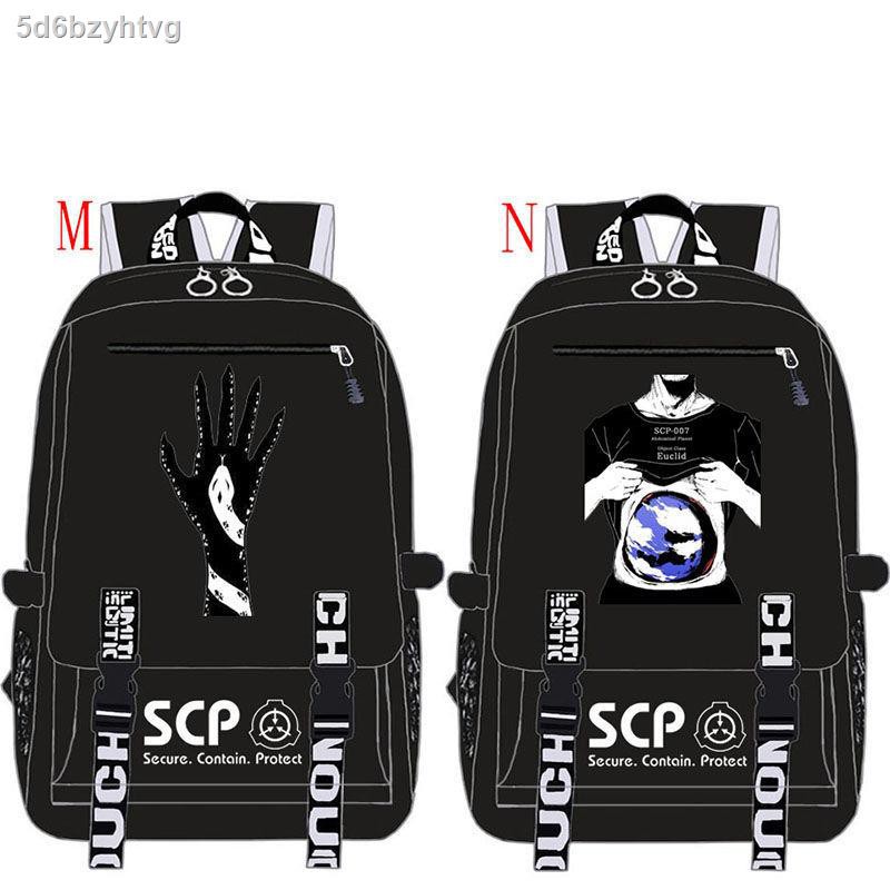 กระเป๋าแล็ปท็อปมูลนิธิ scp กระเป๋านักเรียนกระเป๋าเป้แอนิเมชั่นรอบ ...