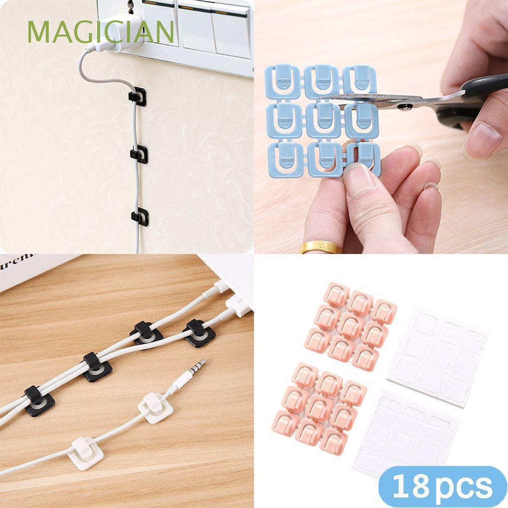18 Pcspack Wall Fastener Holder Cable Storage Fixed Buckle Wire ...