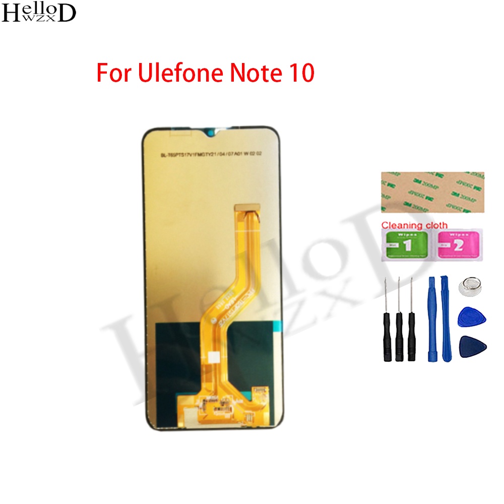 แผงหน้าจอสัมผัสดิจิทัล LCD แบบเปลี่ยน สําหรับ Ulefone Note 7 7P 9P 10 ...