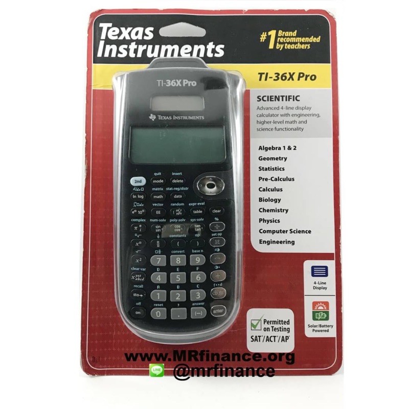 Texas Instruments TI-36X Pro ของใหม่ ของแท้ | Shopee Thailand