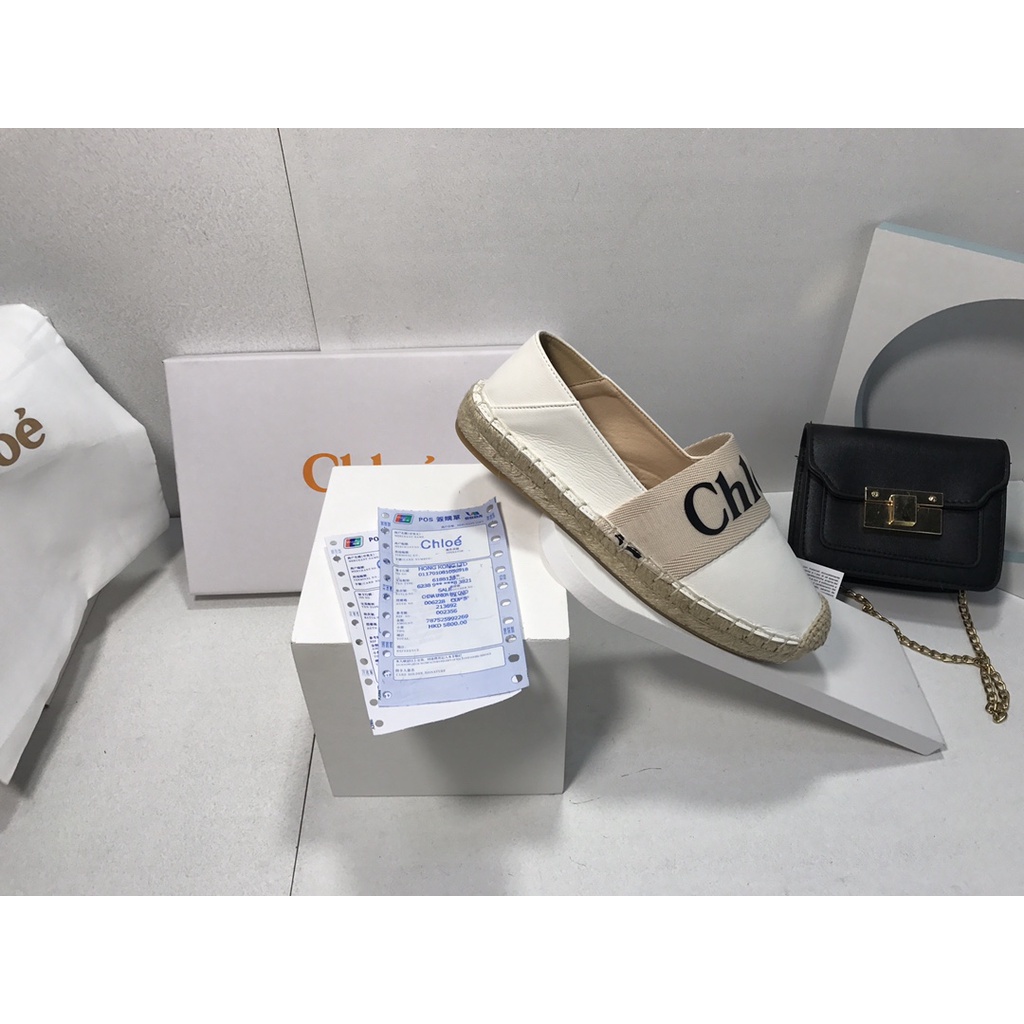 [COD] ☼CHLOE 2021 ใหม่ Slip-On รองเท้าลำลอง Woody Flat Mules Women ...