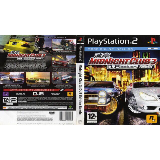 แผ่นเกมส์ PS2 Midnight Club3 (แผ่นปั้ม) - bowinwshop - ThaiPick