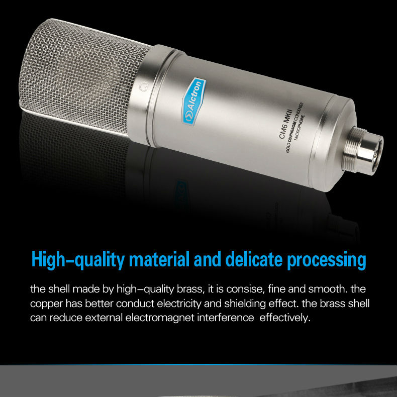 Alctron CM6 MKII professional condenser large diaphragm recording ...