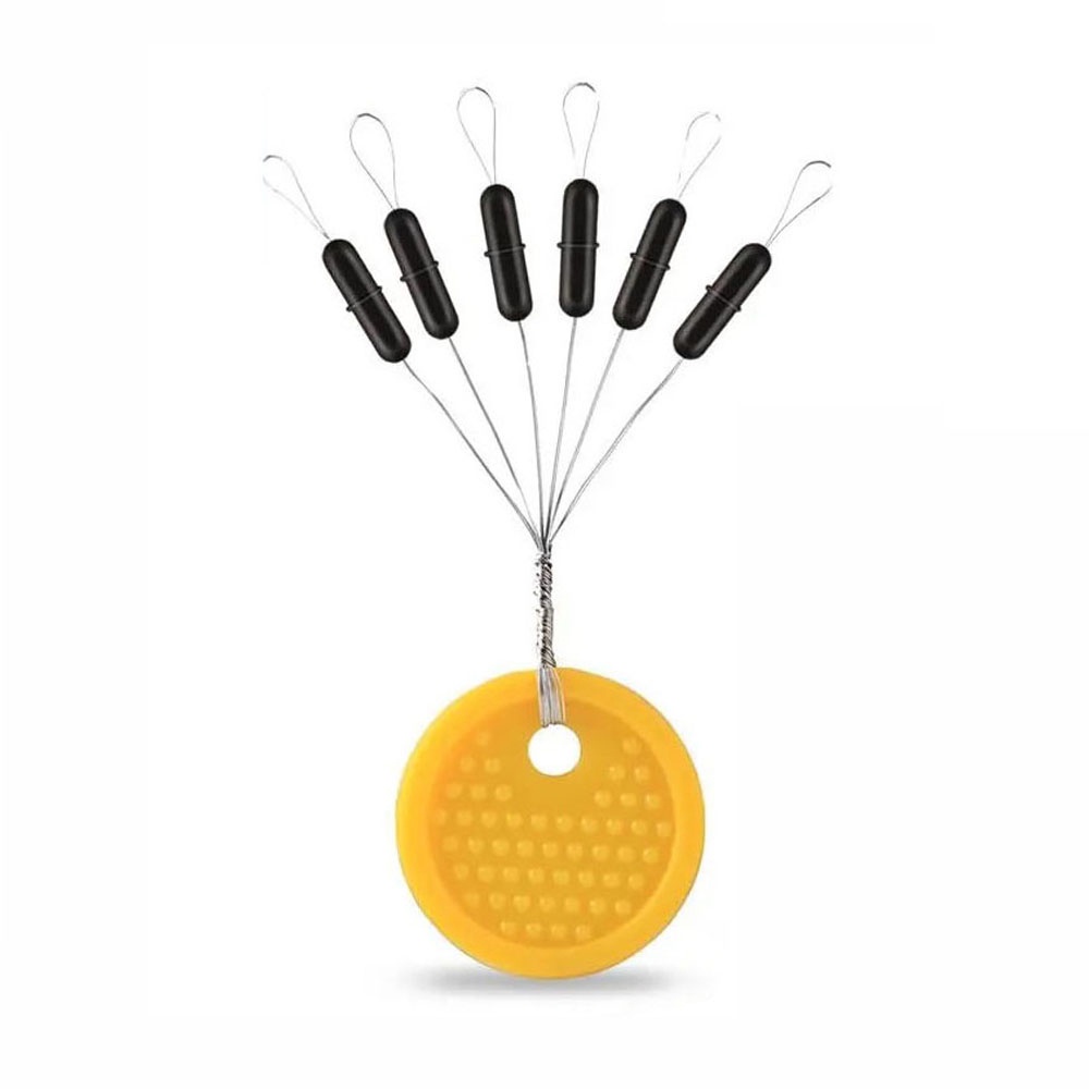 VALENTINE13 High Quality Fishing Float 10 Group Set Cylindrical Rubber ...