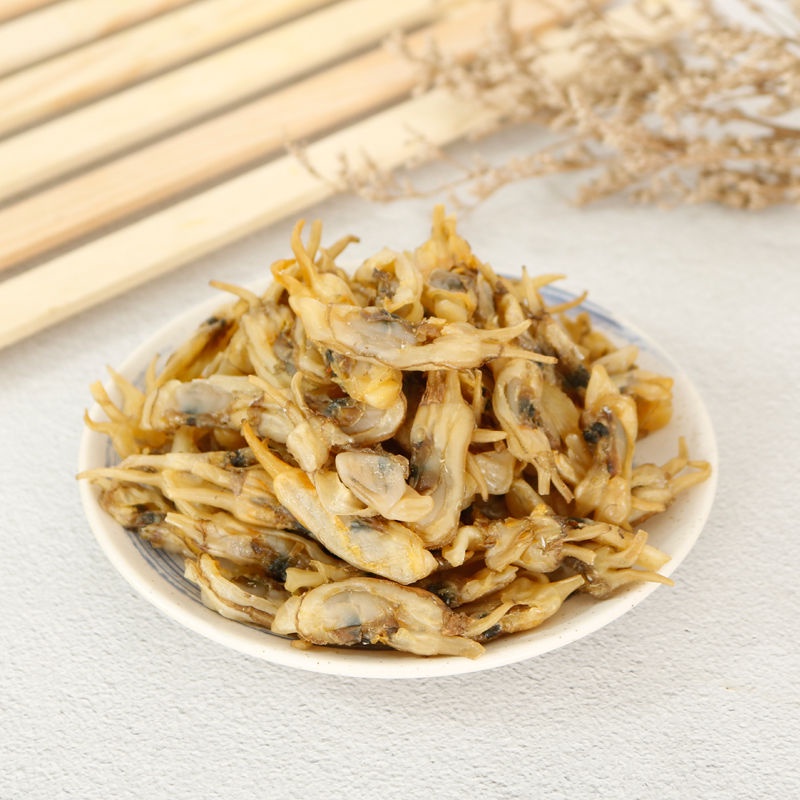 Fujian dry razor clams king meat wild seafood razor razor 100g-500g dry ...