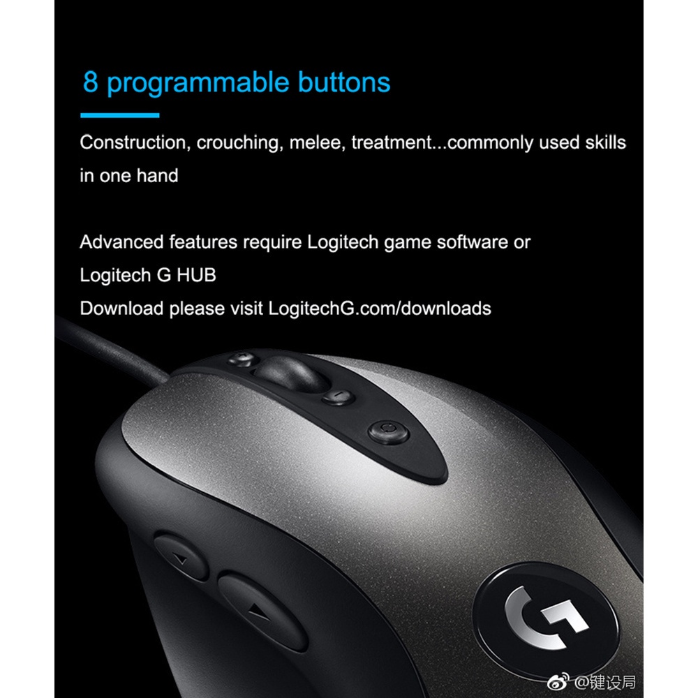 Logitech Mx518 Legendary 16000Dpi เมาส์ออปติคอลเล่นเกมแบบใช้สายคลาสสิค ...