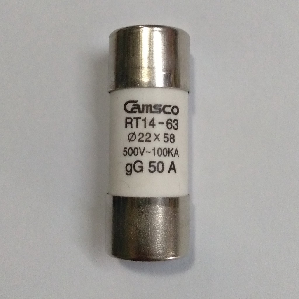 SHINOHAWA CAMSCO : FUSE LINK RT14-63 50A 500V ฟิวส์กระเบื้องเซรามิค (2 ...