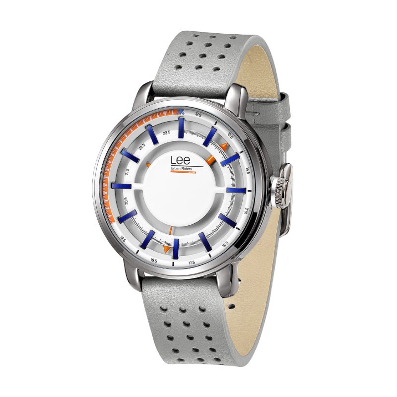 Lee นาฬิกาข้อมือ Metropolitan LEF-F164ABL8-7L แบรนด์แท้ USA สายหนังสี ...