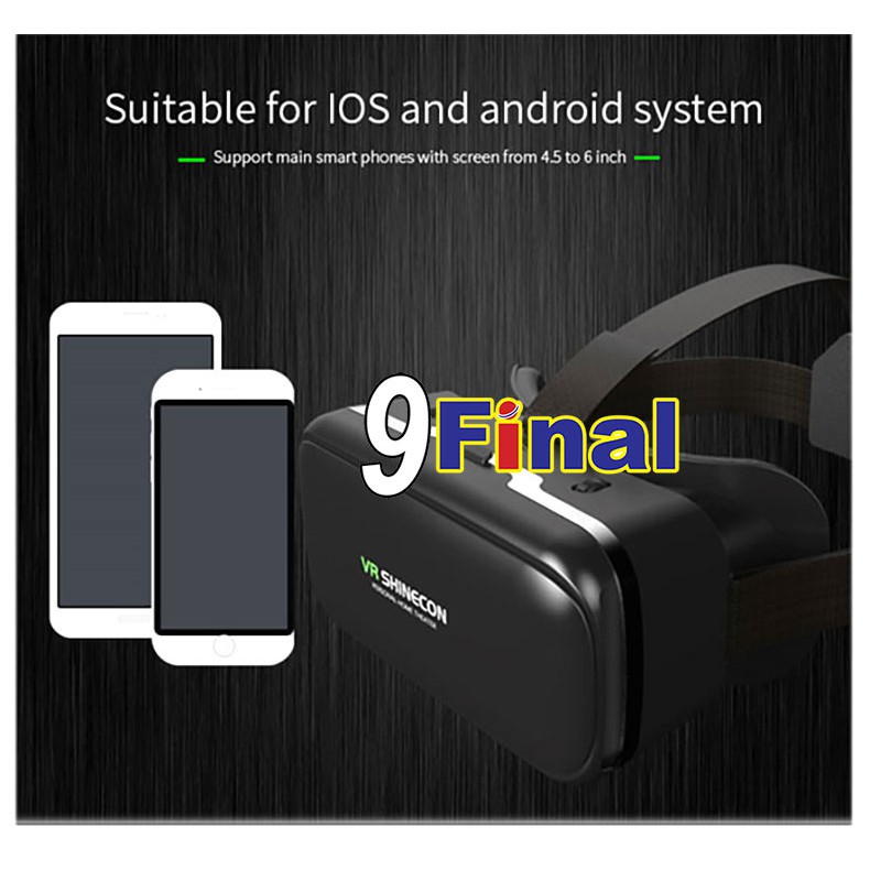 แว่น VR 3D แว่นตา VR 3 มิติ VR SHINECON G06A (Gen 7)by 9FINAL - 9final - ThaiPick