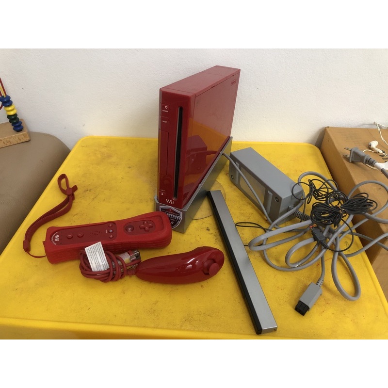 Wii red color complete set | Shopee Thailand