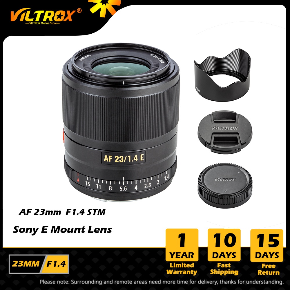 Camera Viltrox 23mm F1 4 E Auto Focus Lens Aps C Compact Large Aperture
