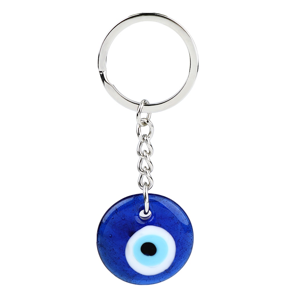 วันพ่อของขวัญวันแม่Blue Eyes Keychain Fashion Lucky Turkish Key Ring ...