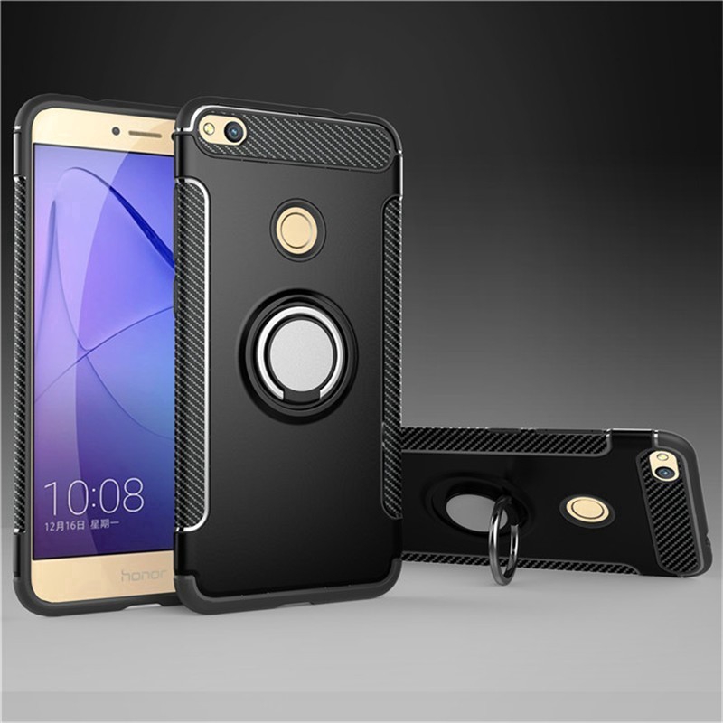 ยืนผู้ถือ เคสมือถือสำหรับ Huawei P8 P9 Lite 2017 Case Casing เคสแข็ง ...