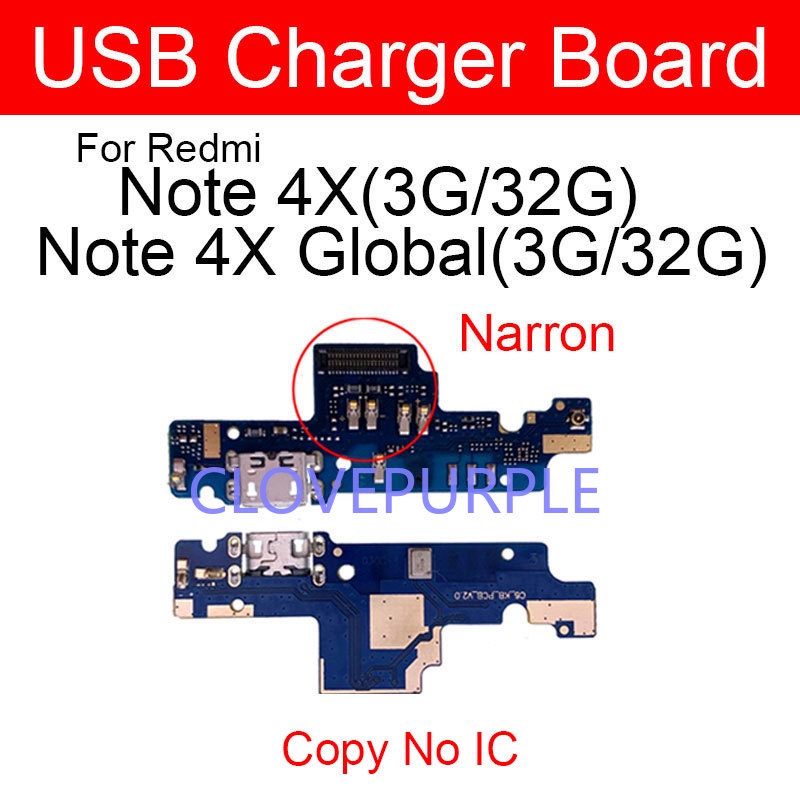 แจ็คบอร์ดชาร์จไมโคร Usb สําหรับ Xiaomi Redmi Note 4X X20 สายชาร์จสําหรับ Xiaomi Note 4 สายชาร์จ ...