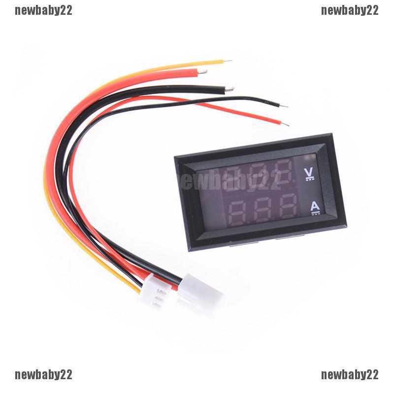 DC 0-100V LED Mini Digital Voltmeter Volt Meter Gauge Voltage Panel ...