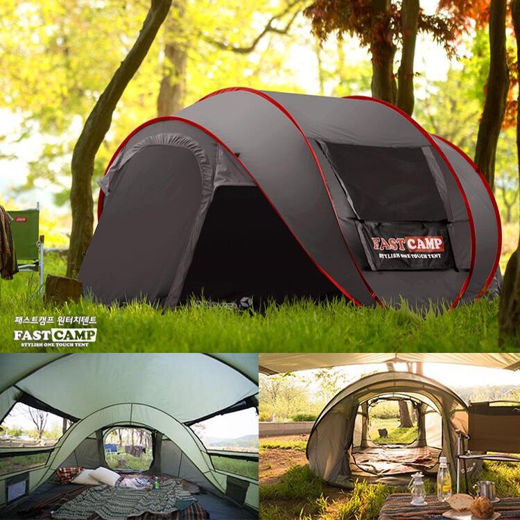 FAST CAMP เต็นท์สปริง กางอัตโนมัติ เต็นท์กางเร็ว ไม่ถึง 1 นาที สินค้าพร้อมส่งจากไทย By Superkidz ...