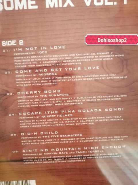 แผ่นเสียงของใหม่ ซีลของแท้ awsome mix vol.1 guardians of the galaxy ...