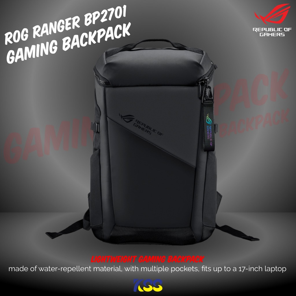 ROG Ranger BP2701 Gaming Backpack Spacious storage: 22 liter interior ...