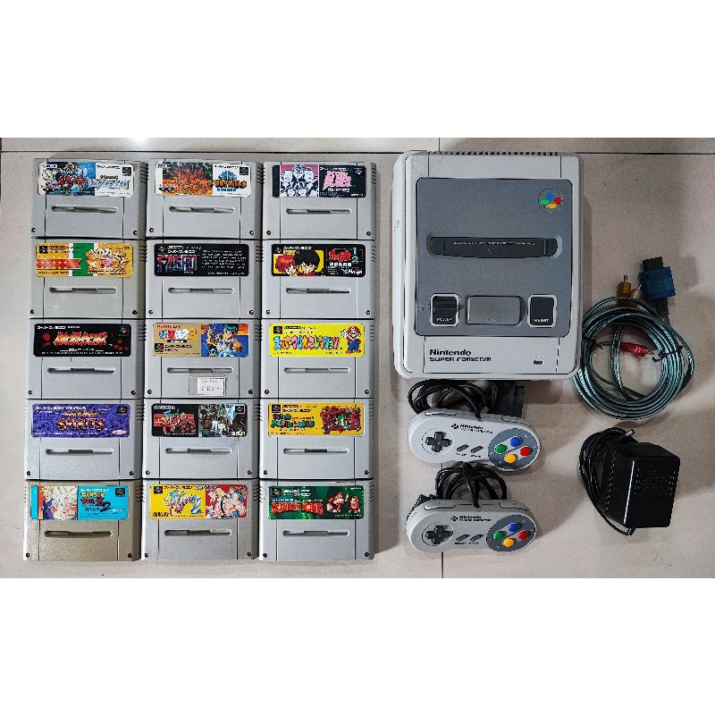 ตลับเกมเครื่อง Super Famicom 16 ตลับ มือสองของแท้ ตลับจากญี่ปุ่น ใช้งาน ...