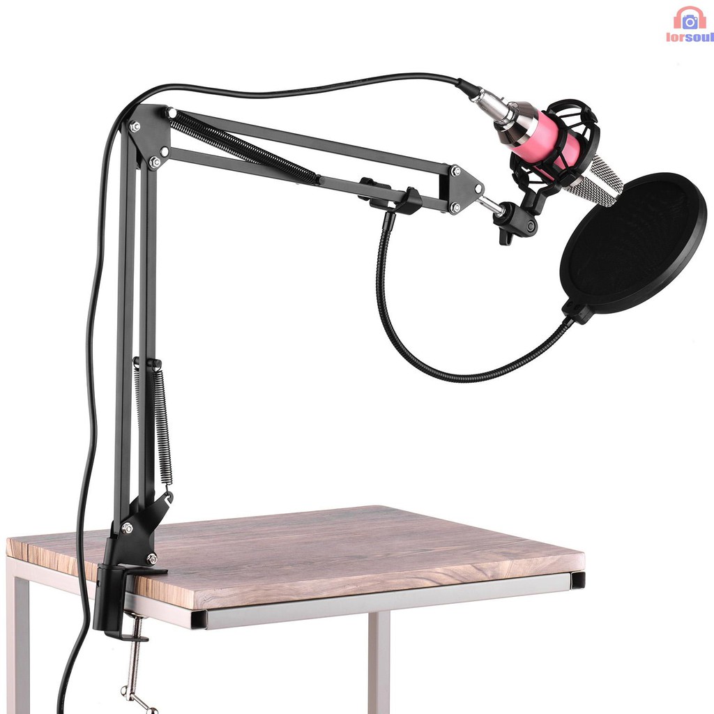 Professional Broadcasting Studio Recording Condenser Microphone Kit ...