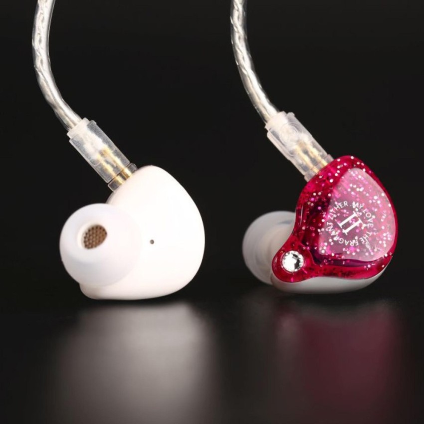 TFZ Mylove II หูฟังIEM ถอดสายได้ 2 pin ลาย Limited (สีม่วงใสคาดขาว ...