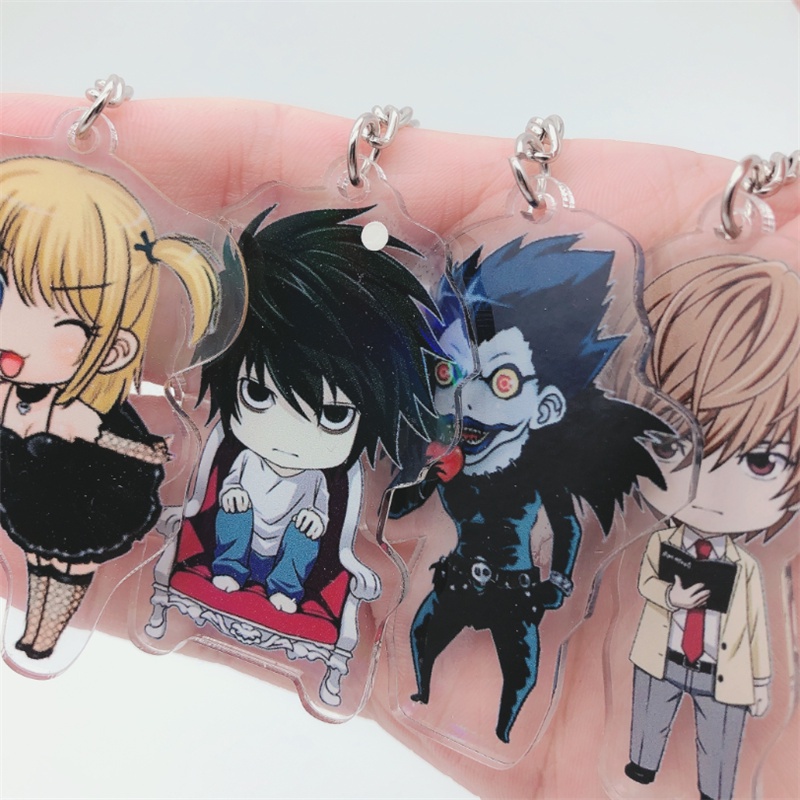 พวงกุญแจAnime DEATH NOTE Keychain Yagami Light kira Coslay Accessories ...