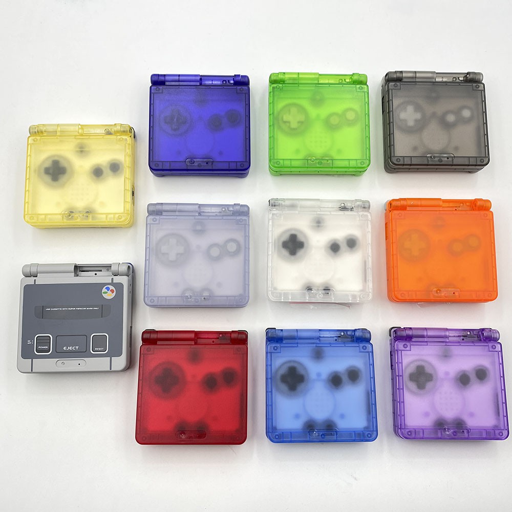 Replacement Shell Case for Nintendo GBA SP Transparent Case Came ...
