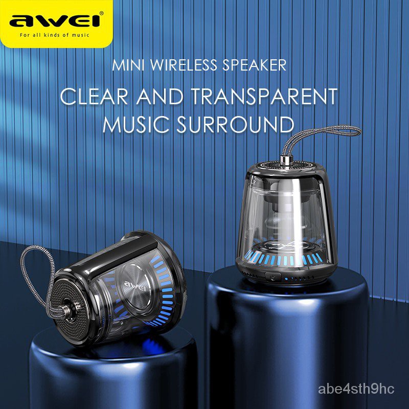 Awei Y666 Mini Portable TWS 3D Stereo Interconnection Speaker IPX6 ...