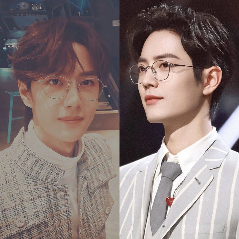 แว่นกรองแสงแฟชั่น แว่นกรองแสง พร้อมส่ง แว่นตา ♗Xiao Wan ที่มีวรรค ...