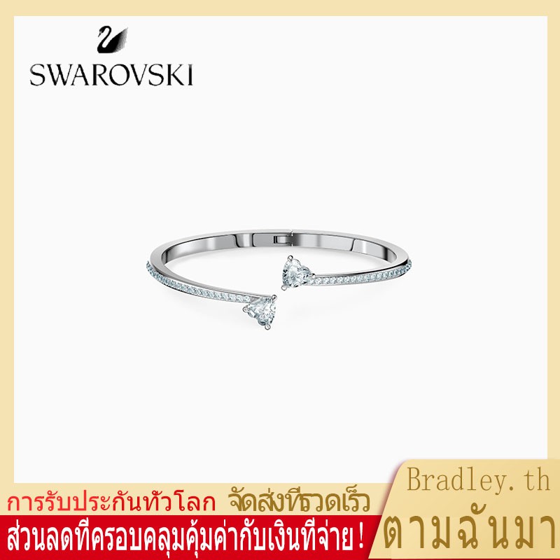 SWAROVSKI(สวารอฟสกี้) ATTRACT SOUL HEART สร้อยข้อมือคริสตัล 5535354 ...