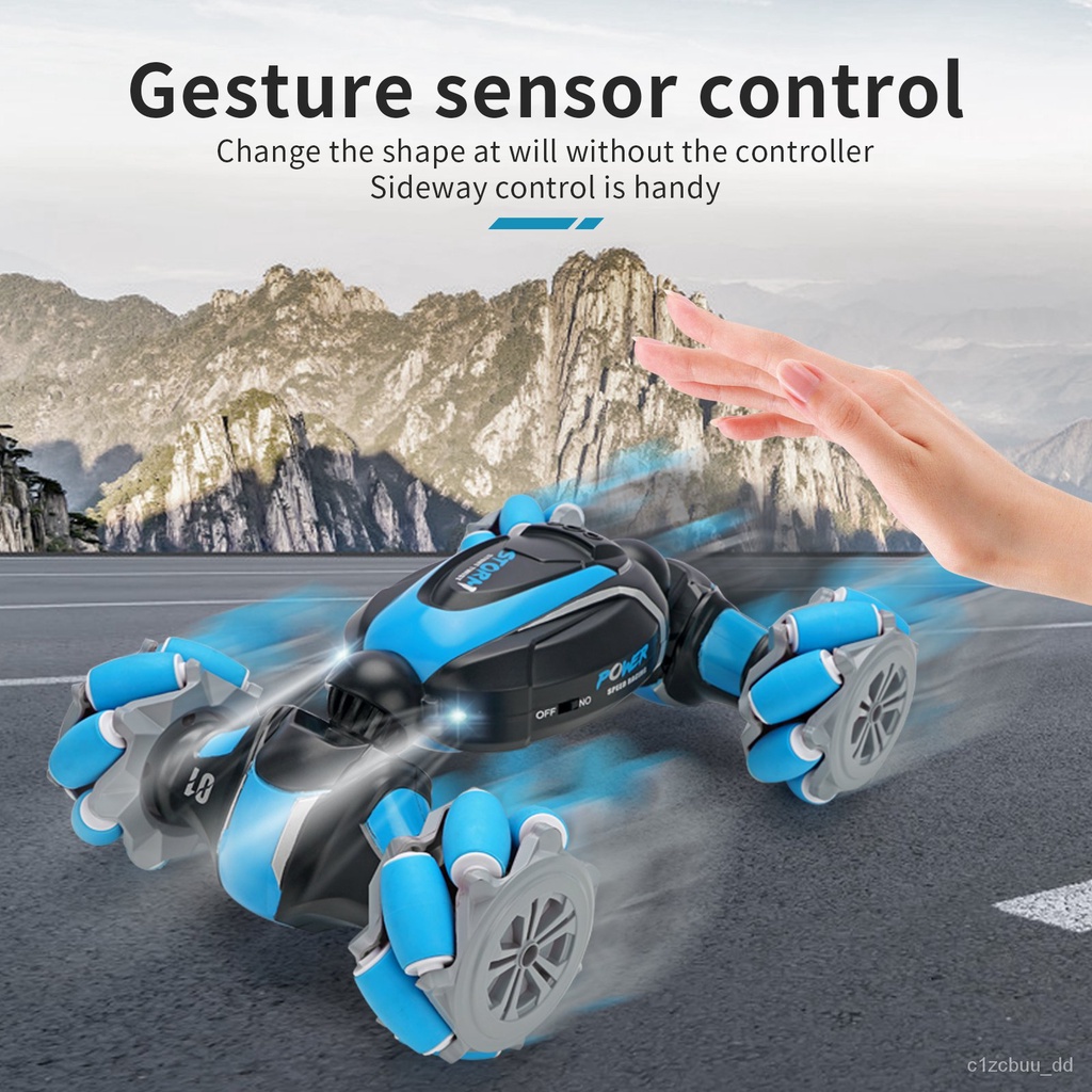 รถควบคุมระยะไกล：3.7 inch RC Car 2.4G 4CH Doublesided Voiture bounce ...