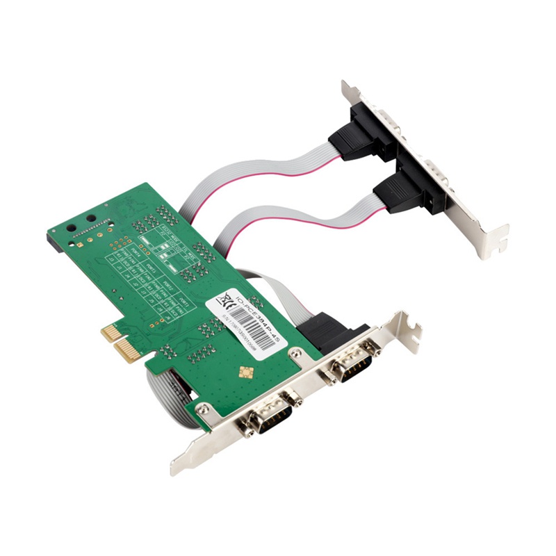 ชิปเซ็ต PCIE เป็น 4 พอร์ตอนุกรม เกรดอุตสาหกรรม COM Port RS232 Signal 1 ...