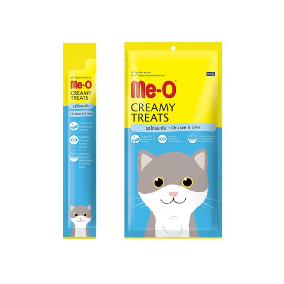 Meo Creamy Treat Bonito มีโอ ครีมมี่ ทรีด 15 กรัม x4 | Shopee Thailand