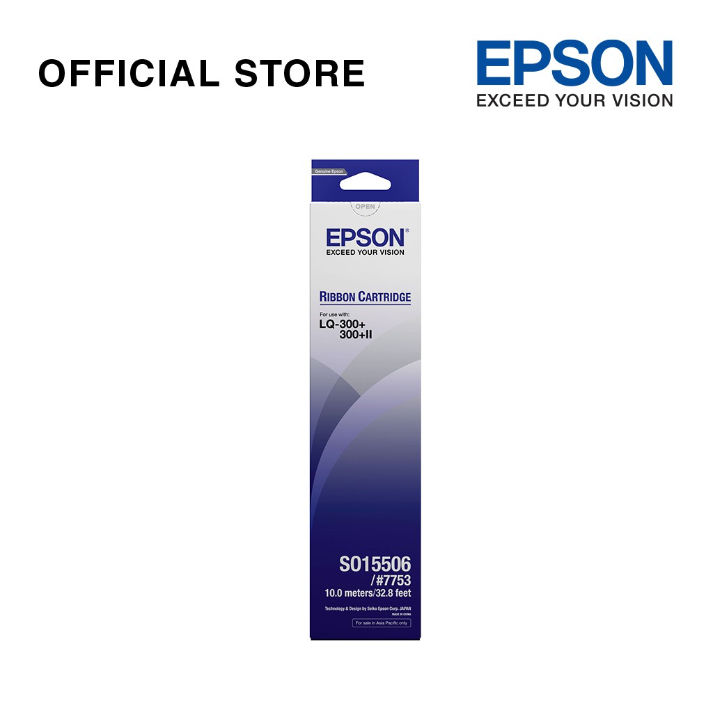Epson ตลับผ้าหมึก S015506 Fabric Ribbon Cartridge | Shopee Thailand