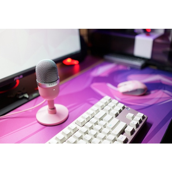 BOriginal Razer Seiren Mini Quartz Pink crystal ultra-compact Condenser ...